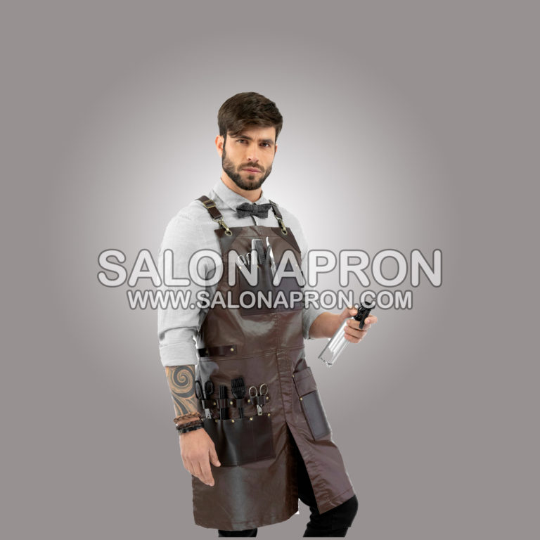 Salon Apron-Custom Barber,chef Aprons and barber capes - Salon Apron