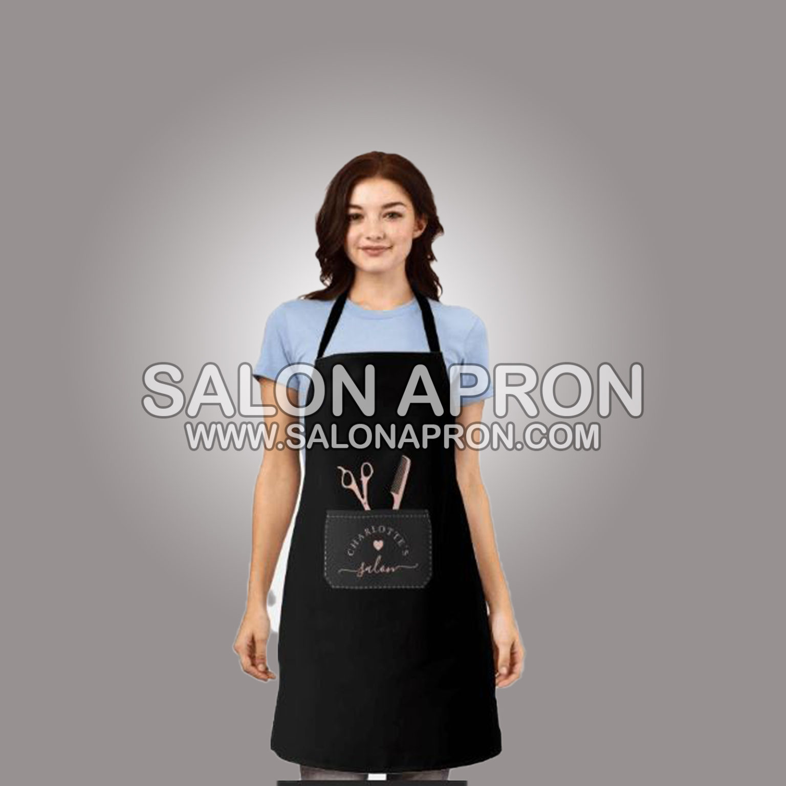 Salon Apron-Custom Barber,chef Aprons and barber capes - Salon Apron
