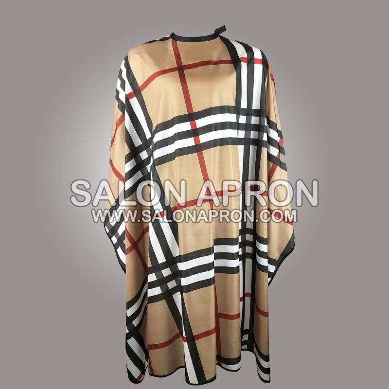 Haircut Burberry Barber Cape For Men, Professional Salon Cape With Snap ...